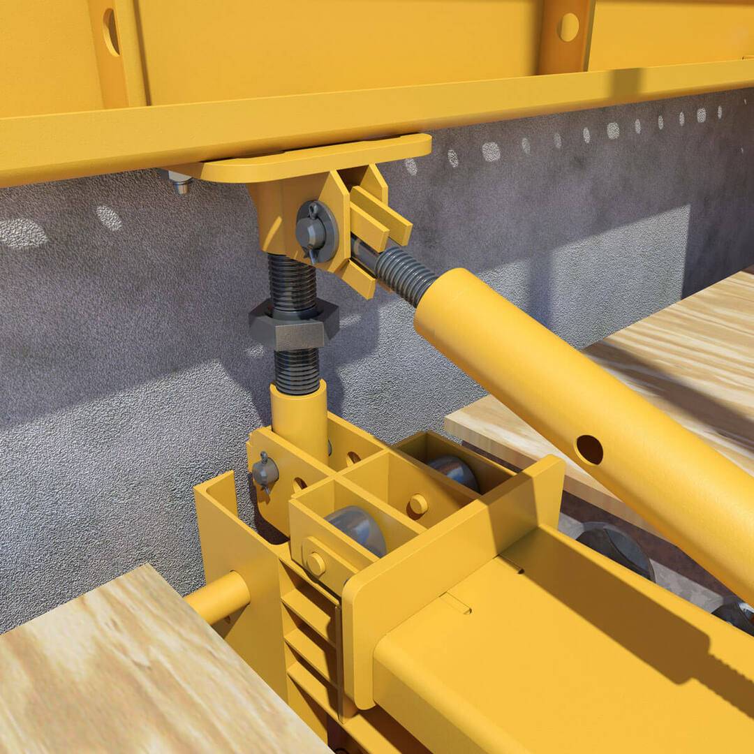 Guided Rail System (GRS) Form adjustment | EFCO Forms