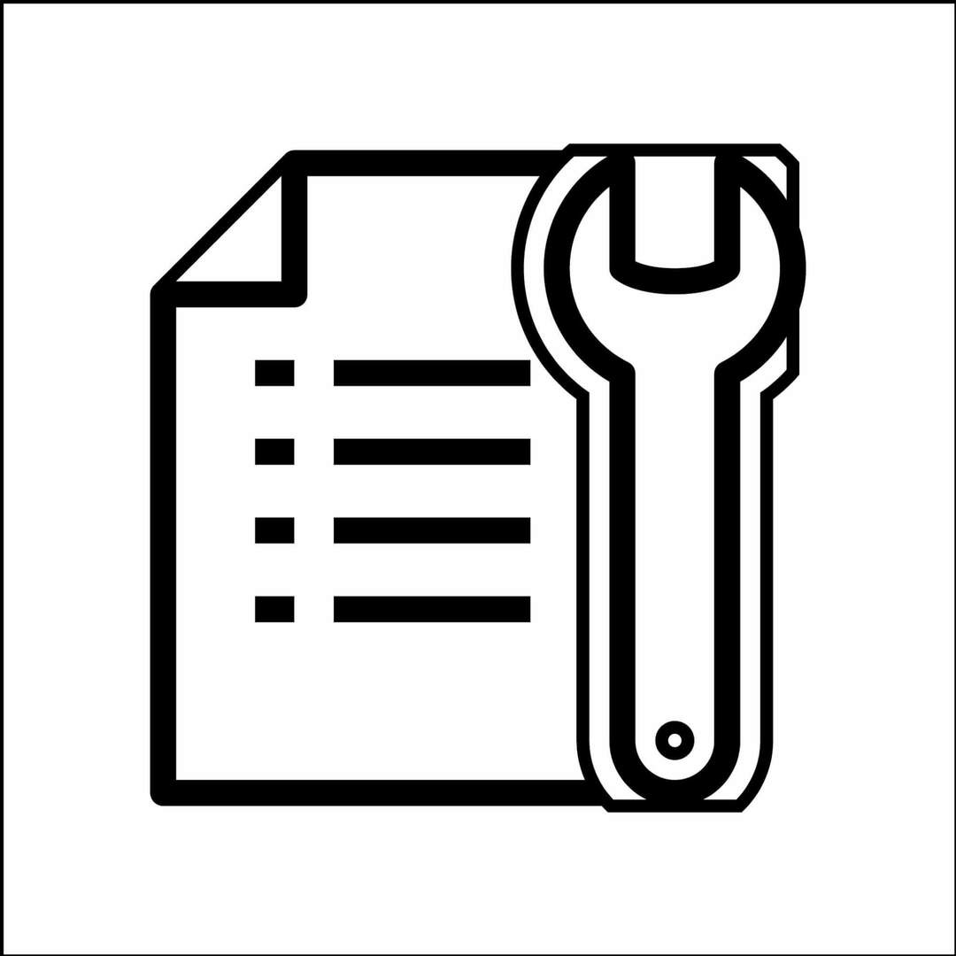 tool list icon
