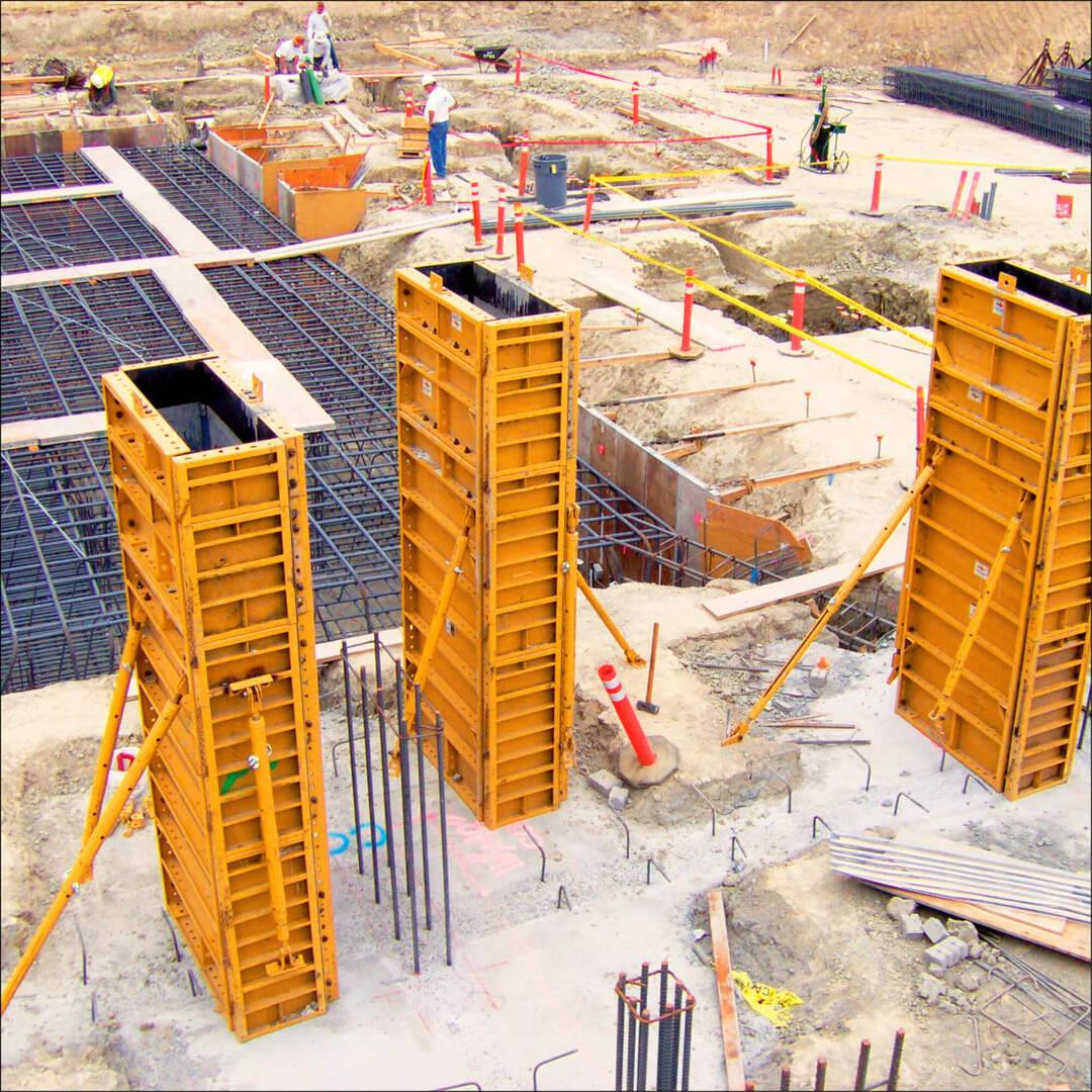 PLATE GIRDER Heavy Duty Column Formwork - EFCO Formwork Solutions