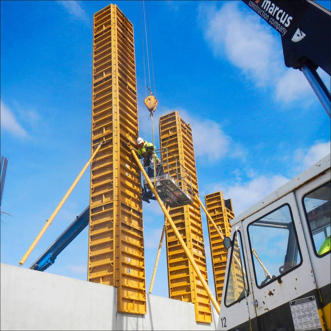 PLATE GIRDER Heavy Duty Column Formwork - EFCO Formwork Solutions