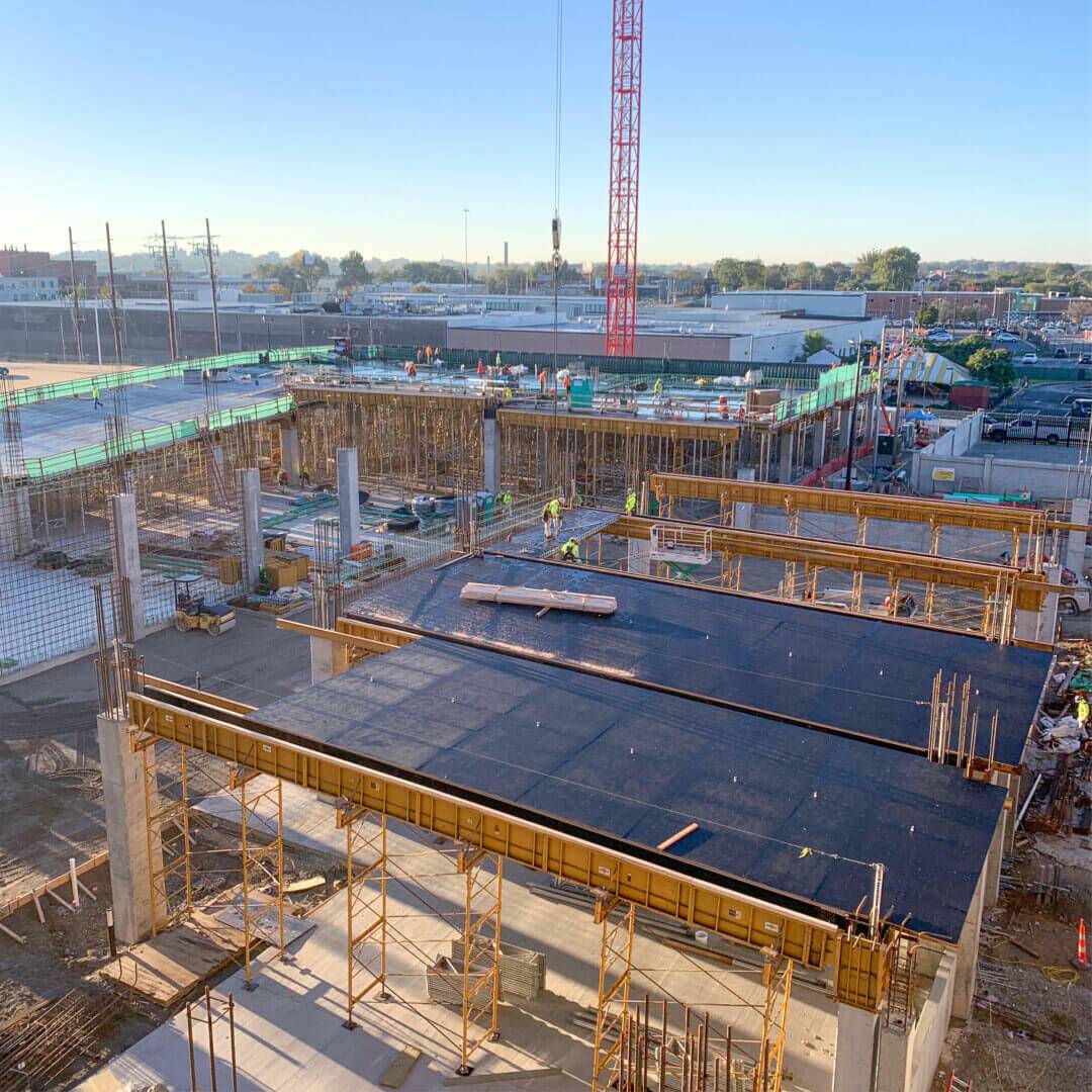 Washington University Parking Garage | St Louis Missouri | EFCO Forms