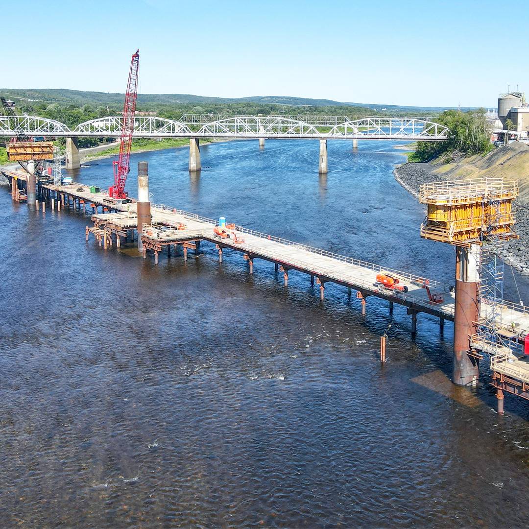 Madawaska Bridge Project | Madawaska, Maine | EFCO Forms